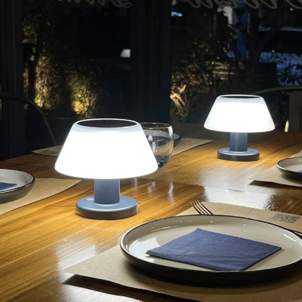 Solora – Solar-Tischlampe kabellos & modern – Hauser Berlin
